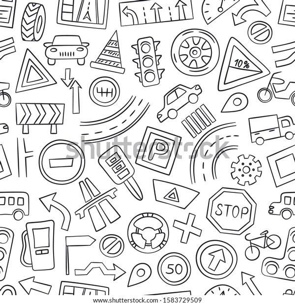 Driving doodle 20,076 รายการ ภาพ ภาพสต็อกและเวกเตอร์ | Shutterstock