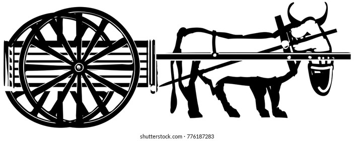 101 Bull draw cart Images, Stock Photos & Vectors | Shutterstock