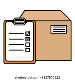 Carton Box Checklist 스톡 벡터(로열티 프리) 1127875322 | Shutterstock