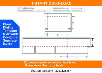 Carton Box Packaging Design Template Stock Vector (Royalty Free ...