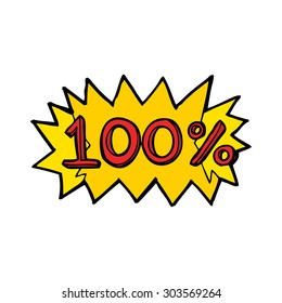 Cartoon 100 Symbol Stock Vector (Royalty Free) 316782770 | Shutterstock