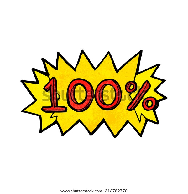Cartoon 100 Symbol Stock Vector (Royalty Free) 316782770 | Shutterstock