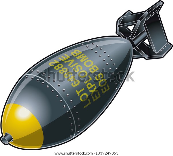 Cartoon Air Bomb : image vectorielle de stock (libre de droits ...