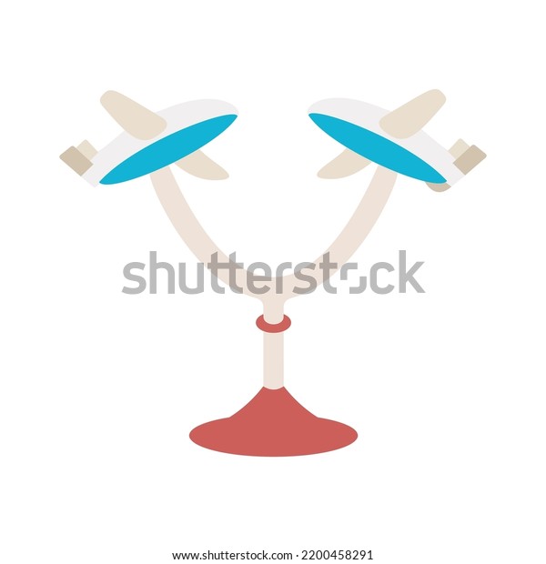 Cartoon Airplane Icon Airplane Web Design Stock Vector (Royalty Free ...