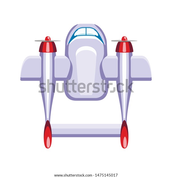 Cartoon Airplanes Vector Format Very Easy Stock Vector (Royalty Free ...