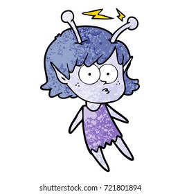 Tooth Fairy Holds Tooth Funny Cartoon Stock Vector (Royalty Free ...