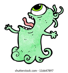 Cartoon Alien Monster Stock Vector (Royalty Free) 116647897 | Shutterstock