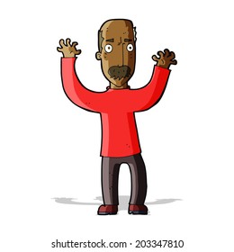 Cartoon Angry Dad Stock Vector (Royalty Free) 203347810 | Shutterstock