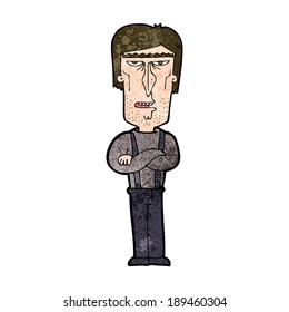 Cartoon Angry Man Stock Vector (Royalty Free) 189460304 | Shutterstock