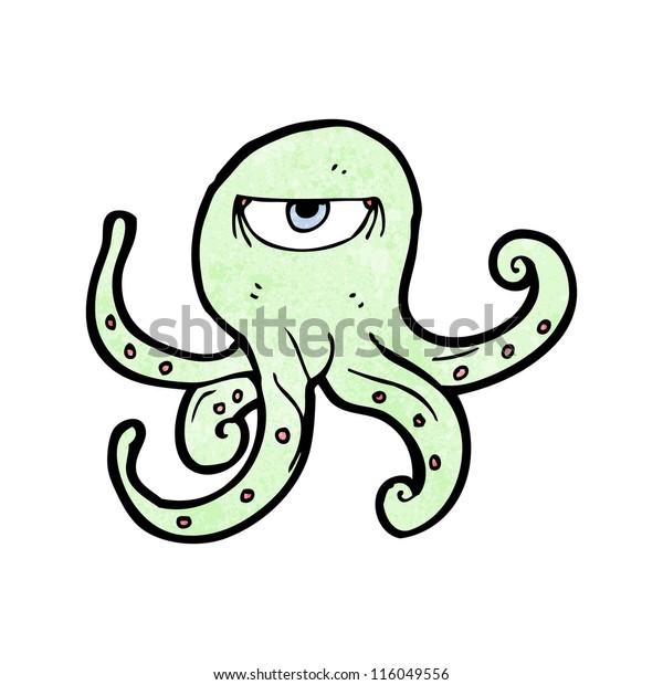 Cartoon Angry Octopus Stock Vector (Royalty Free) 116049556 | Shutterstock