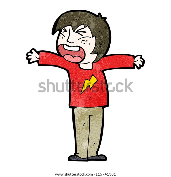 Cartoon Angry Person Stock Vector (Royalty Free) 115741381