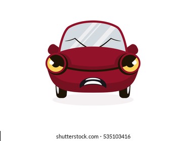 Car Free Day Cartoon Character Angry 스톡 일러스트 515909365 | Shutterstock