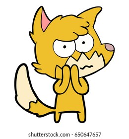 Cartoon Annoyed Fox Stock Vector (Royalty Free) 650647657 | Shutterstock