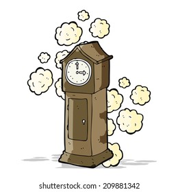 Cartoon Antique Clock Stock Vector (Royalty Free) 209881342 | Shutterstock