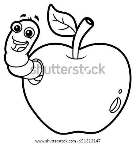 Apple Worm Clipart | Free download on ClipArtMag