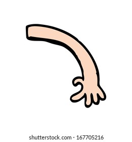 brazo de caricatura: vector de stock (libre de regalías) 171314504 ...