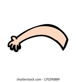 Cartoon Arm Stock Vector (Royalty Free) 170290889 | Shutterstock