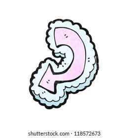 Cartoon Arrow Sign Stock Vector (Royalty Free) 118572673 | Shutterstock