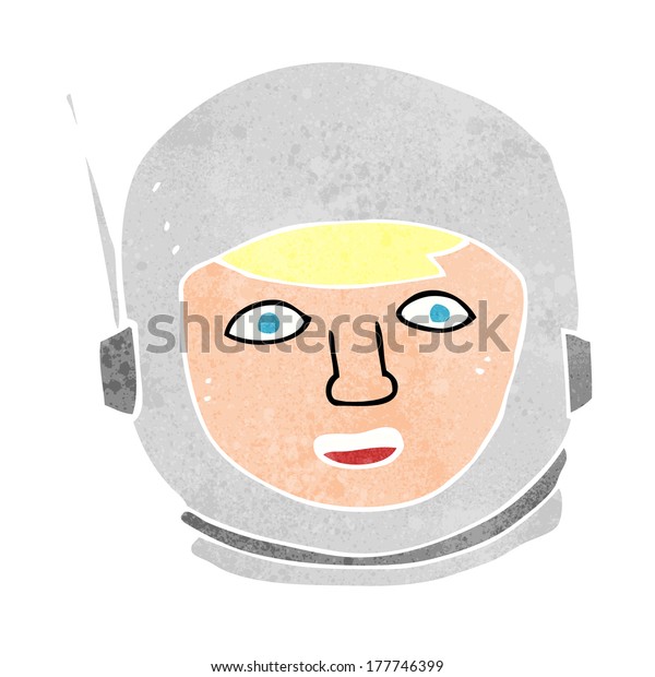 Cartoon Astronaut Head Stock Vector (Royalty Free) 177746399 | Shutterstock