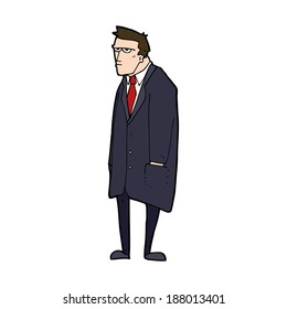 Cartoon Bad Tempered Man 库存矢量图（免版税）188013401 | Shutterstock