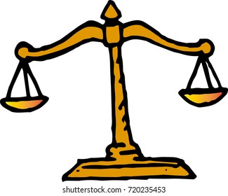 Cartoon Balance Stock Vector (Royalty Free) 720235453 | Shutterstock