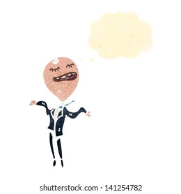 Cartoon Balloon Head Man Stock Vector (Royalty Free) 141254782 ...