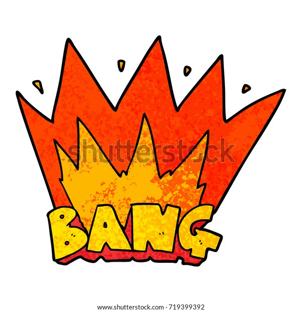 Cartoon Bang Sign Stock Vector (Royalty Free) 719399392 | Shutterstock