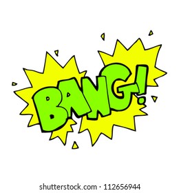 Cartoon Bang Symbol Stock Vector (Royalty Free) 112656944
