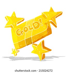 Cartoon Bar Gold Stock Illustration 215394142