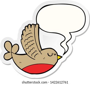 Cartoon Bird Speech Bubble Smooth Gradient Stock Illustration 1463758283