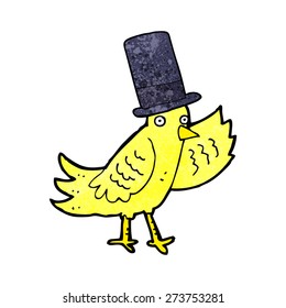 Cartoon Bird Top Hat Stock Vector (Royalty Free) 273753281 | Shutterstock