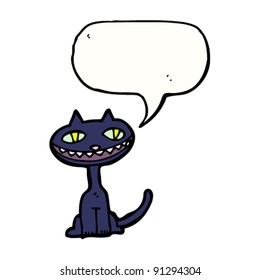 Vektor Stok Evil Black Cat Cartoon (Tanpa Royalti) 89721163 | Shutterstock