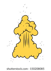 Cartoon Blast Vector Cartoon Illustration Stock Vector (Royalty Free ...