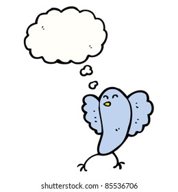 Cartoon Bird Thinking Stock Vector (Royalty Free) 86798290