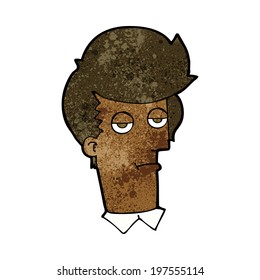 Cartoon Bored Man Stock Vector (Royalty Free) 197555114 | Shutterstock