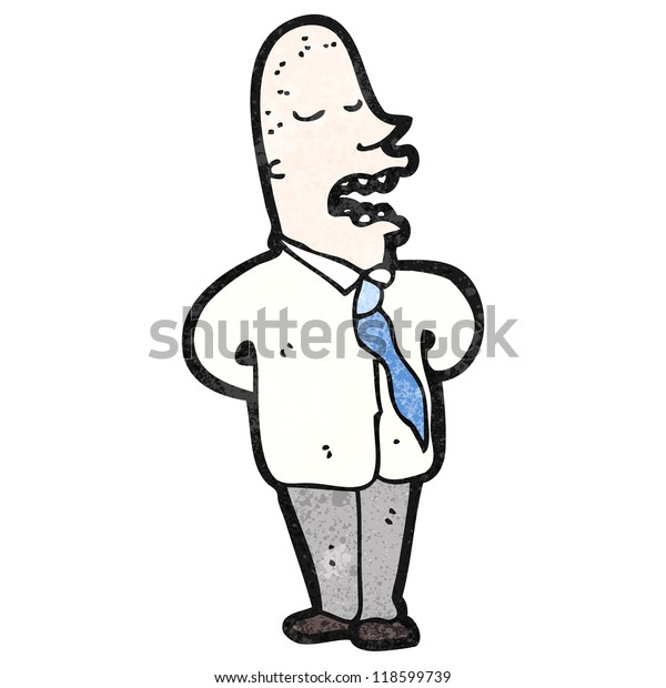 Cartoon Boring Boss Stock Vector (Royalty Free) 118599739 | Shutterstock