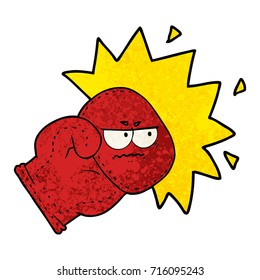 Cartoon Boxing Glove Stock Vector (Royalty Free) 716095243 | Shutterstock