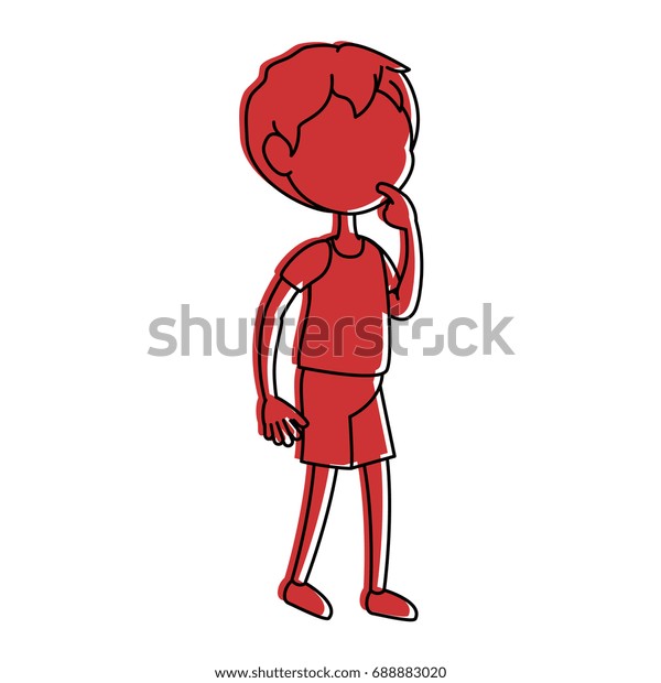 Cartoon Boy Icon Stock Vector (Royalty Free) 688883020 | Shutterstock