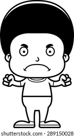 Cartoon Boy Looking Angry Stock Vector (Royalty Free) 289150028 ...