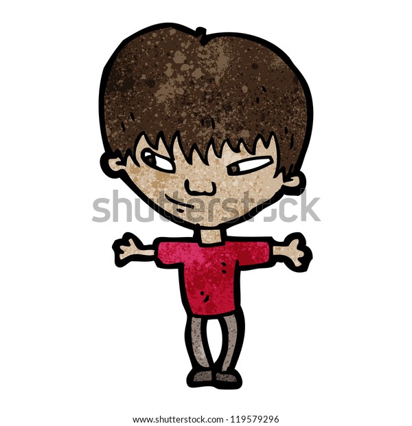 Cartoon Boy Open Arms Stock Vector (Royalty Free) 119579296 | Shutterstock