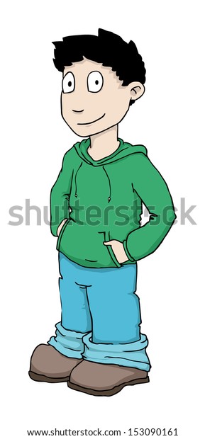 Cartoon Boy Vector Illustration Stock Vector (Royalty Free) 153090161 ...