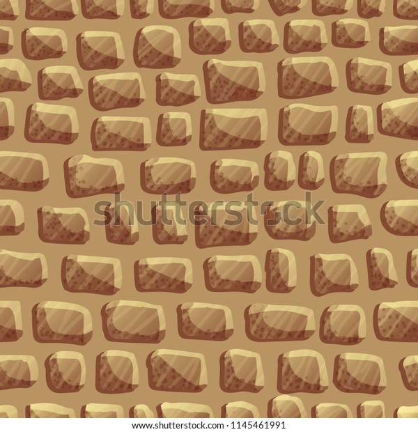 Cartoon Brick Wall Texture Seamless Brown: Vector có sẵn (miễn phí bản ...
