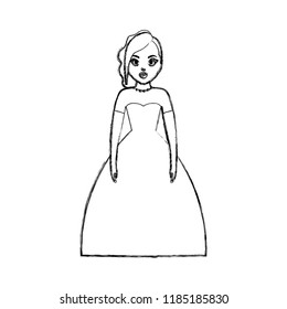 Cartoon Bride Icon Stock Vector (Royalty Free) 1185185830 | Shutterstock