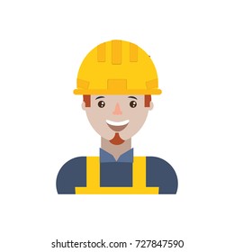 Cartoon Builder Man Icon Stock Vector (Royalty Free) 727847590 ...