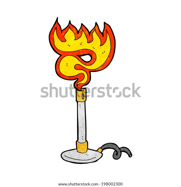 Cartoon Bunsen Burner Stock Vector (Royalty Free) 198002300 | Shutterstock