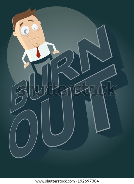 Cartoon Burnout Background Stock Vector (Royalty Free) 192697304 ...