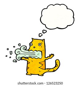 Cartoon Burping Cat Stock Vector (Royalty Free) 126523250 | Shutterstock