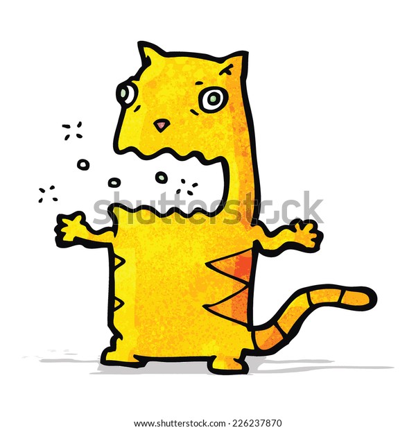 Cartoon Burping Cat Stock Vector (Royalty Free) 226237870 | Shutterstock