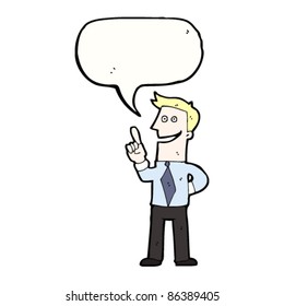 Cartoon Businessman Explaining Concept Stock Vector (Royalty Free ...