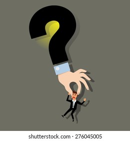 Solving Problem Answer Question Overcome Difficulty Stock Vector ...